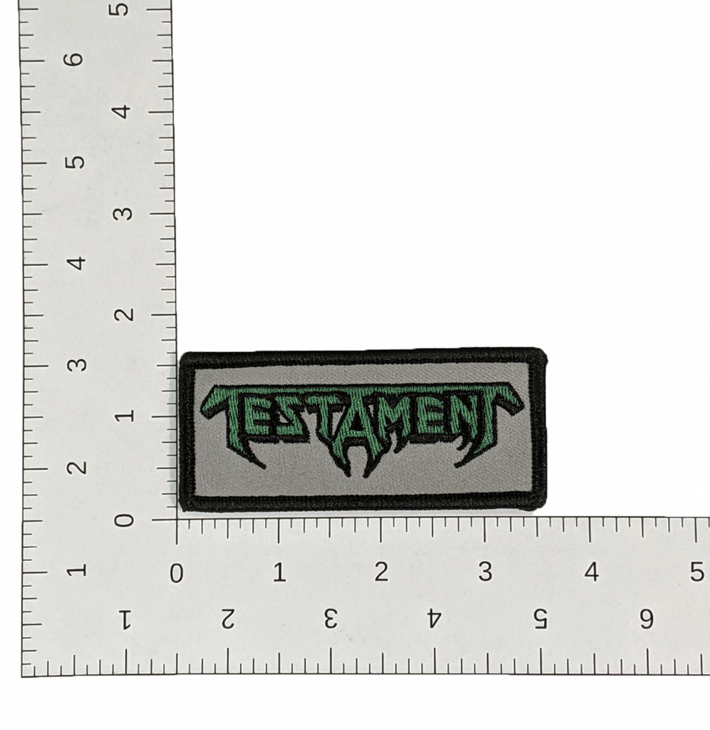 TESTAMENT (Logo) Patch – Hardcore Apparel
